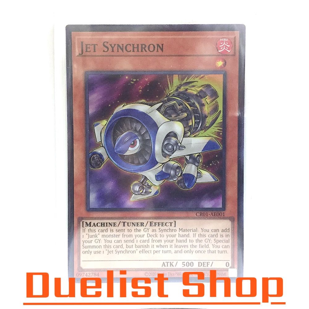 Jet Synchron (SR) Monster Fire Level1 [Machine/Tuner/Effect] ชุด CR01 ...