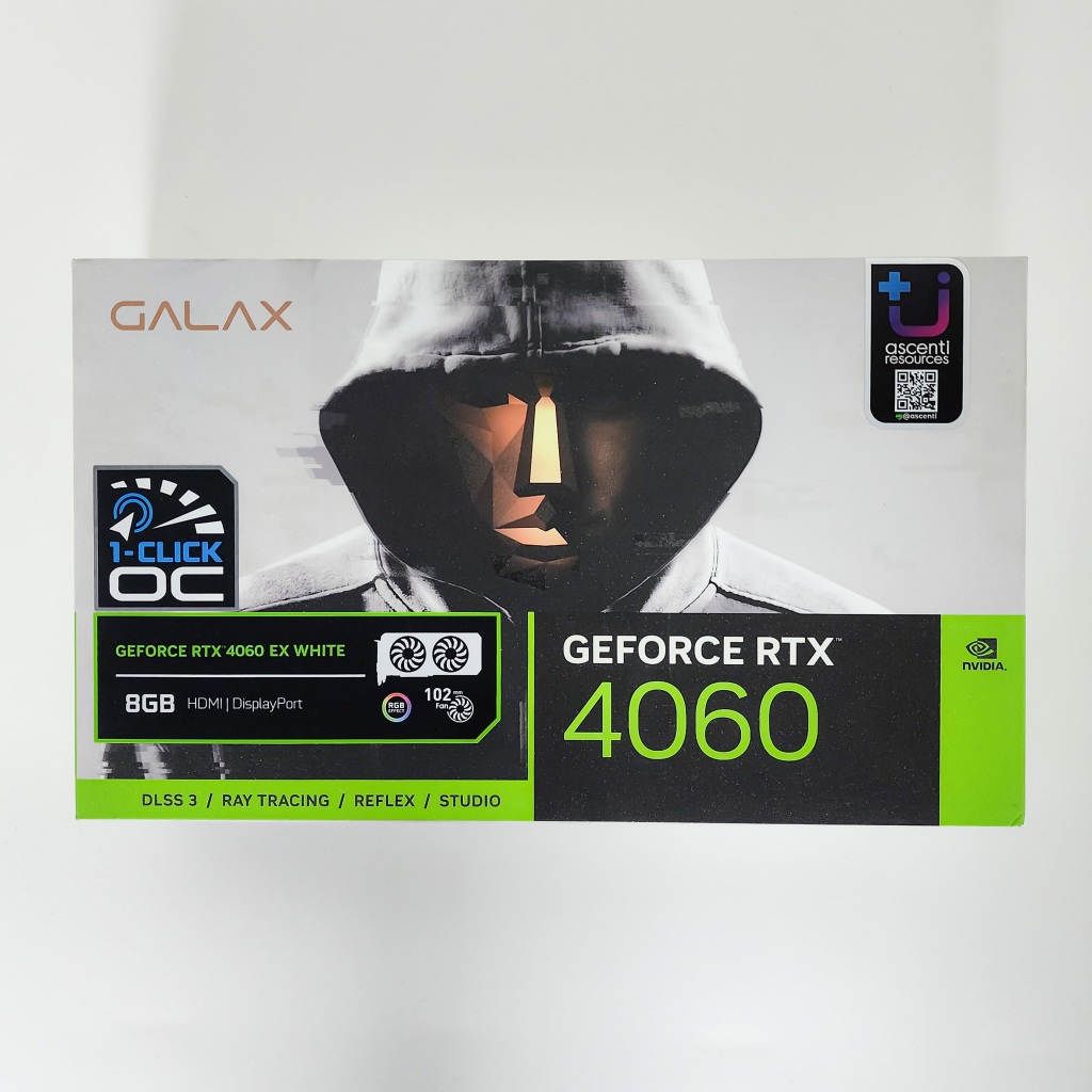 การ์ดจอ GALAX RTX 4060 EX WHITE 8GB (พร้อมส่ง) | Shopee Thailand