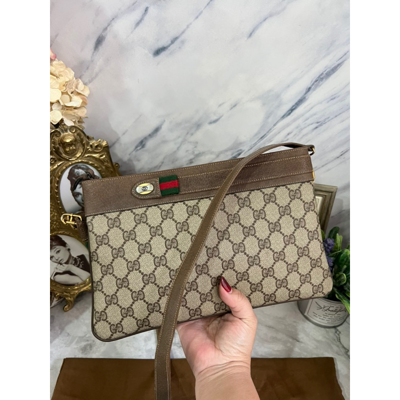 Gucci vintage crossbody bag มือสองของแท้ | Shopee Thailand