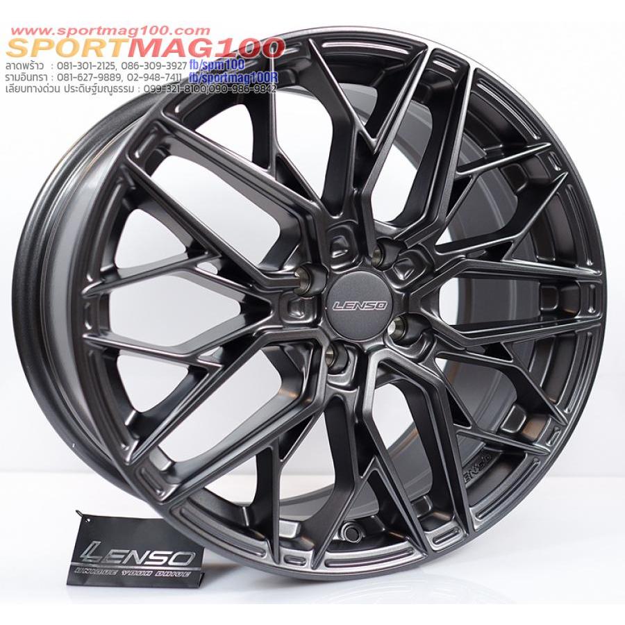[20680] แม็กซ์ใหม่ Lenso JAV VENTUS สีเทา สเปค 7-17นิ้ว 4รู100 Offset35 | Shopee Thailand