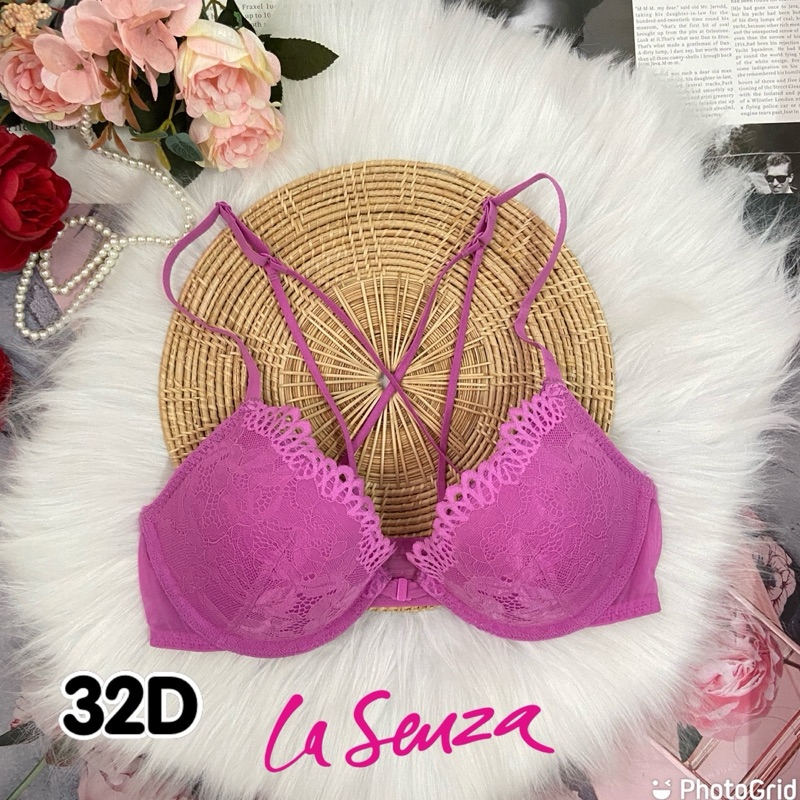 La Senza ใหม่มาก 32D ฟองไม่บางมาก ป้ายตัด | Shopee Thailand
