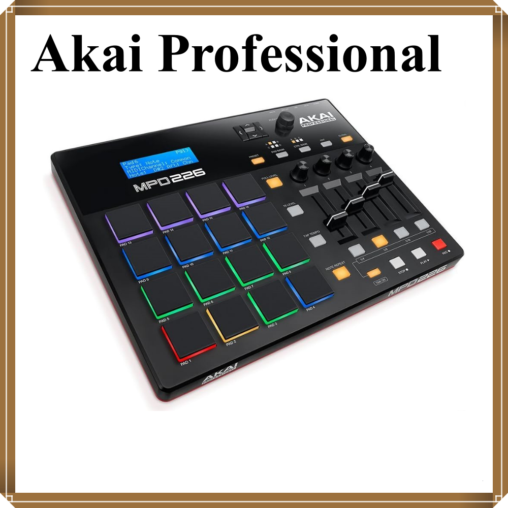 Akai Professional USB MIDI Controller 16 แผ่น 4 Faders แหล่งเสียงรวม ...