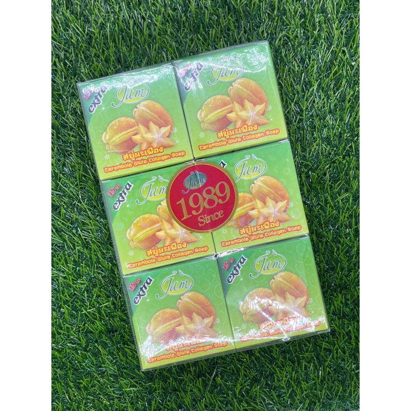 สบู่แจม JAM สบู่มะเฟือง Carambola Herbal Soap | Shopee Thailand