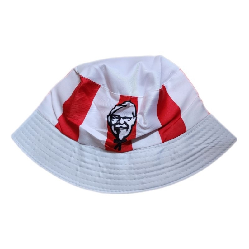 หมวก KFC Bucket Hat ใส่ได้ 2 ด้าน (ของใหม่ ในห่อ) | Shopee Thailand
