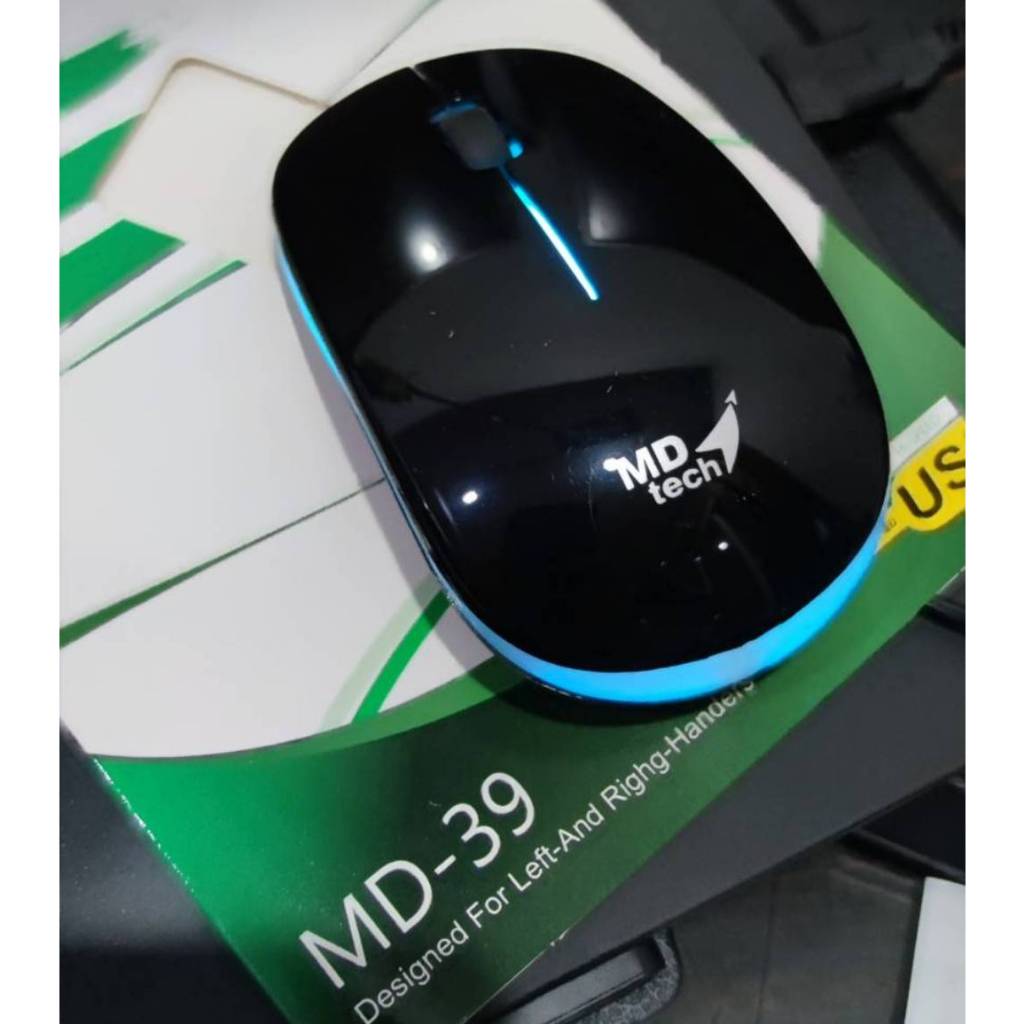 Mouse MD-tech รุ่น MD-64 Usb สายยาว1.5เมตร 1600DPI | Shopee Thailand