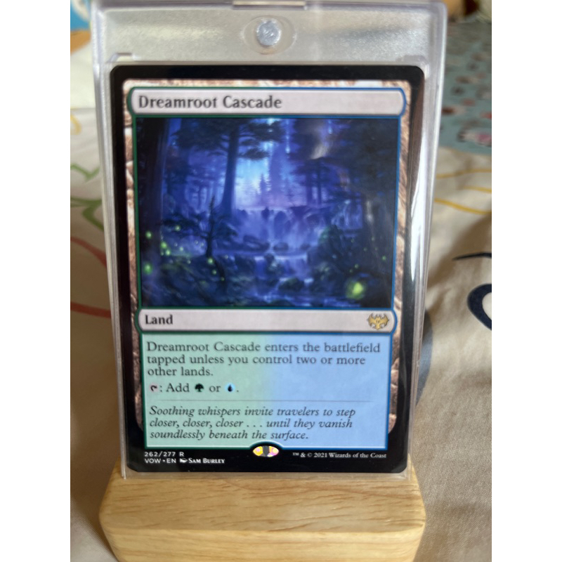 การ์ด MTG Dreamroot cascade Land Magic the gathering EDH Rare รุ่น VOW ...