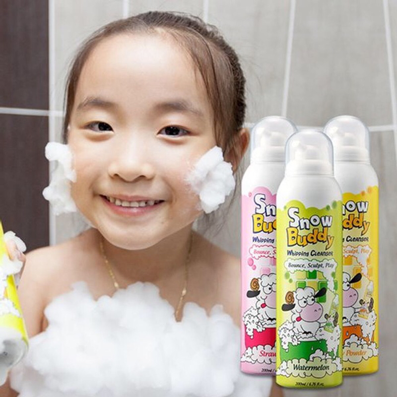 🐰 ️👧🏻👦🏻🦄โฟมอาบน้ำปั้นได้ สำหรับเด็กBubble bath🛁 Snow Buddy ️🐑ของเกาหลี ...