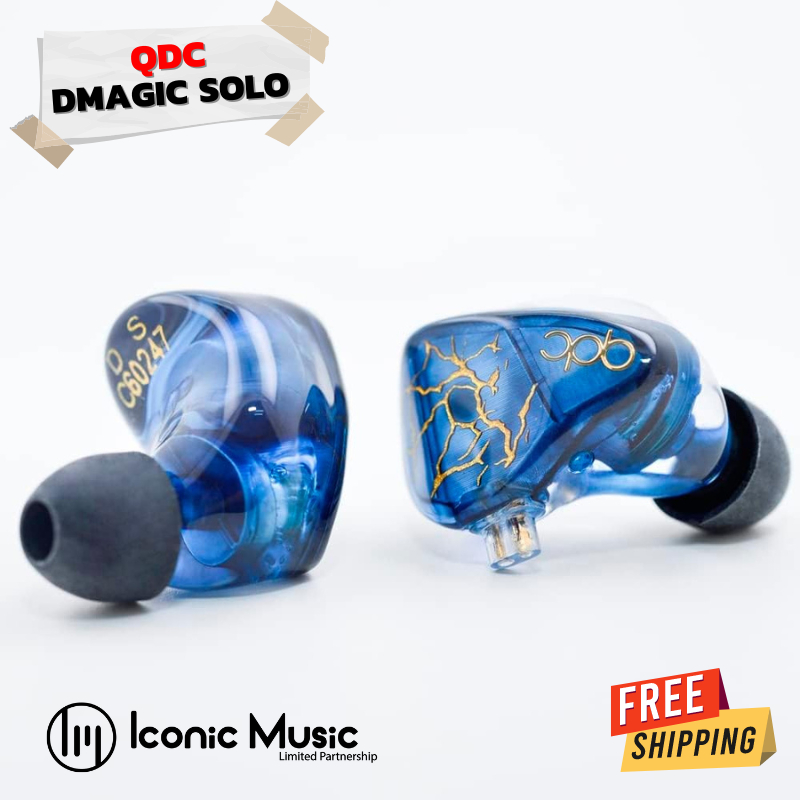 QDC Dmagic Solo หูฟังอินเอียร์ Dynamic Driver มาพร้อมแจ็คแบบหัวเปลี่ยนได้ 3 ขนาด ของแท้ประกัน ...