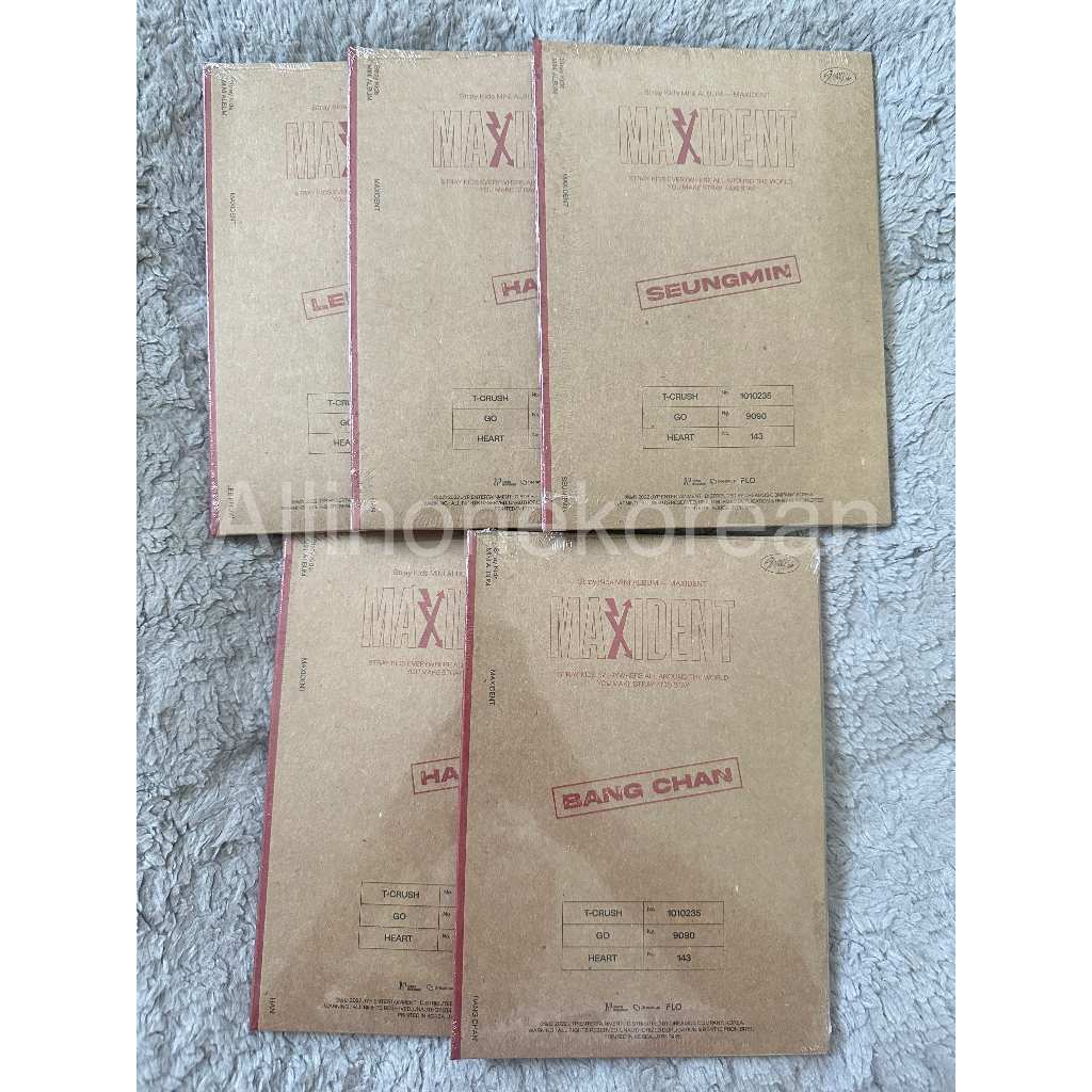 [พร้อมส่ง] อัลบั้ม Maxident case ver. | Shopee Thailand