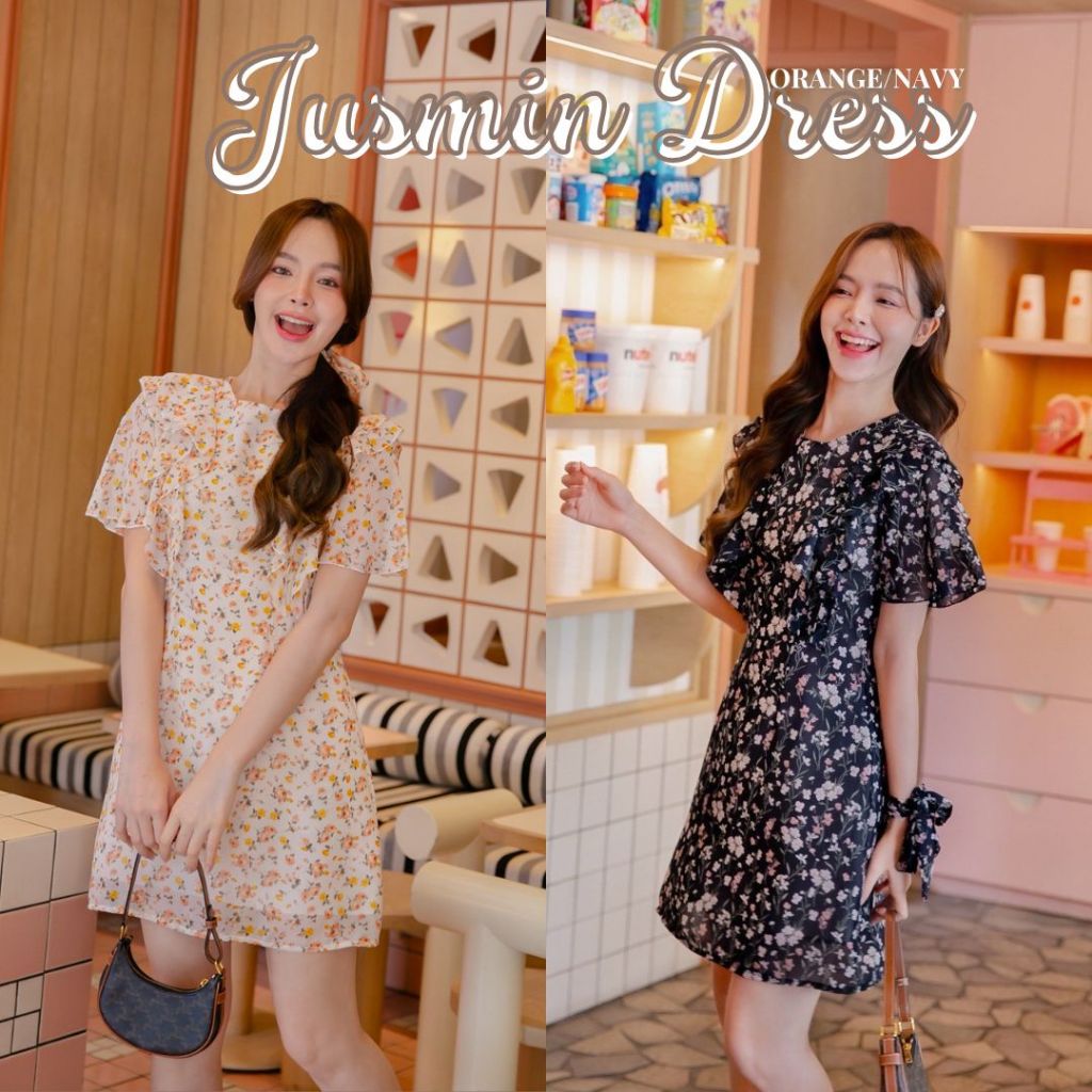 New Color LABELLE รุ่น Jusmin Dress เดรสสั้น ซับใน | Shopee Thailand