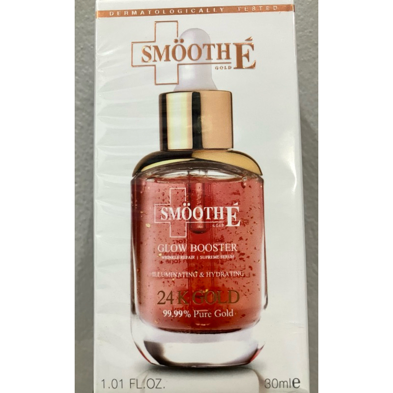 Smooth E gold 24 K glow booster serum 30 ml | Shopee Thailand
