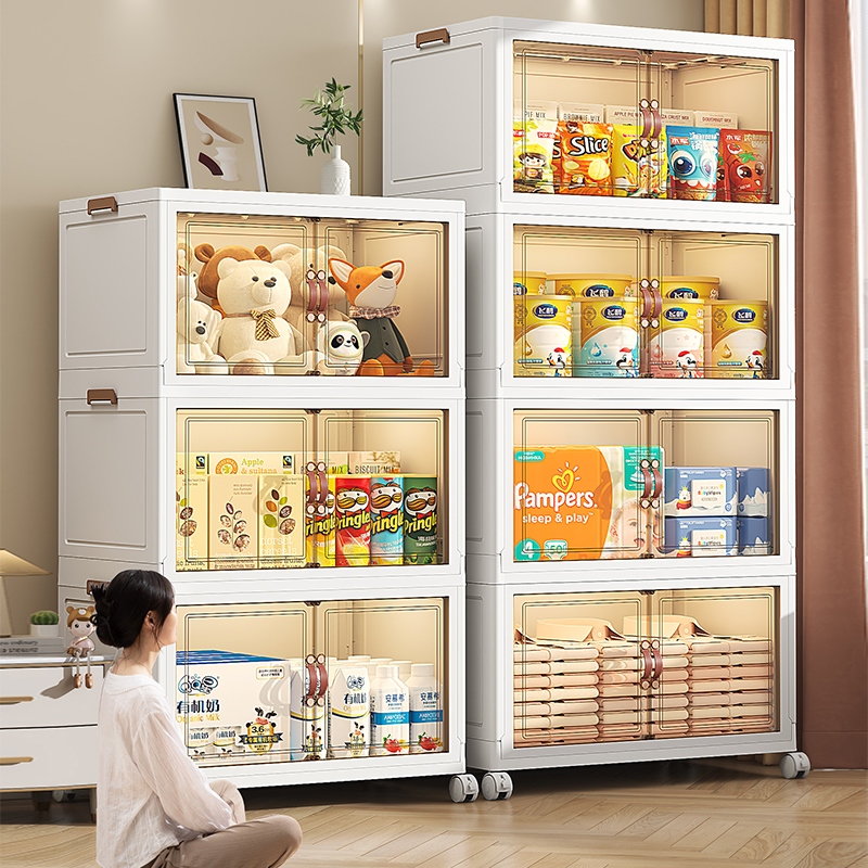 ROMOSS กล่องเก็บของพับได้ กล่องอเนกประสงค์ วางซ้อนได้สูง Storage Box มี ...