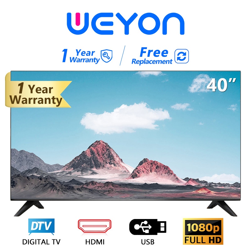ทีวี WEYON LED TV 40/32/24/21/19/17นิ้ว | Shopee Thailand