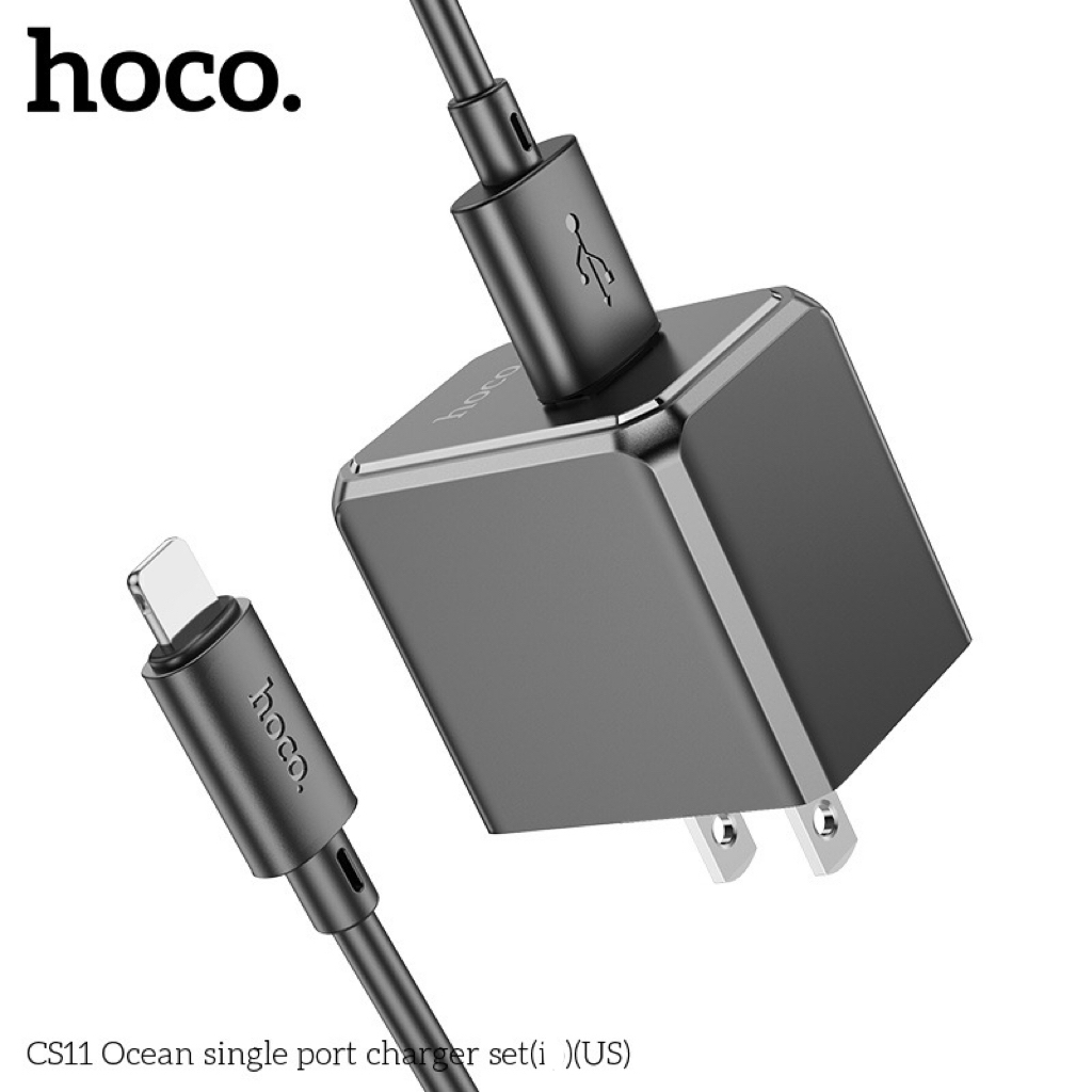 HOCO CS11 ชุดหัวชาร์จพร้อมสายชาร์จ สำหรับ for iOS / Micro / Type-C จ่าย ...
