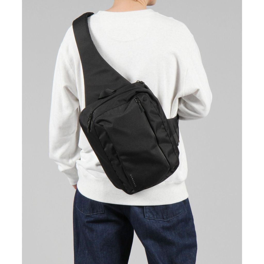 [NUMERALS] Body bag (Black) Polyester 100% | Shopee Thailand