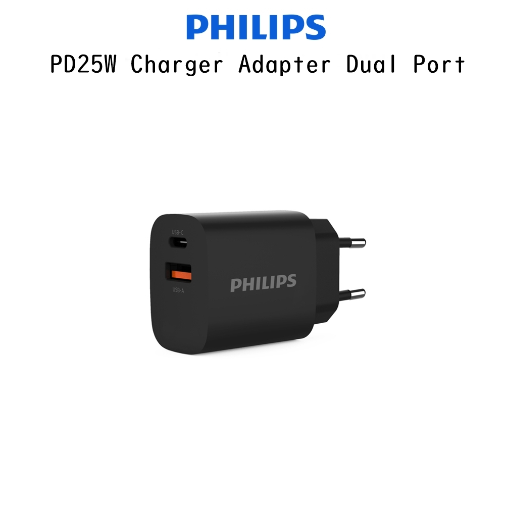 Philips PD25W Charger Adapter Dual Port หัวชาร์จ25วัตต์เกรดพรีเมี่ยม ...