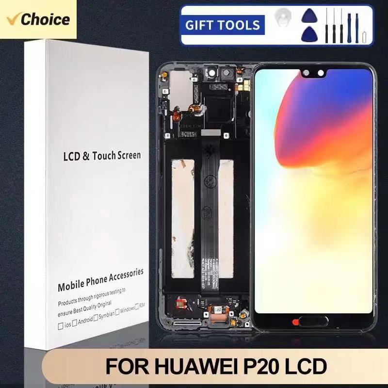 หน้าจอสำหรับ Huawei p20pro ประกอบหน้าจอโทรศัพท์มือถือพร้อมกรอบ p20 ประกอบหน้าจอทั้งภายในและ ...