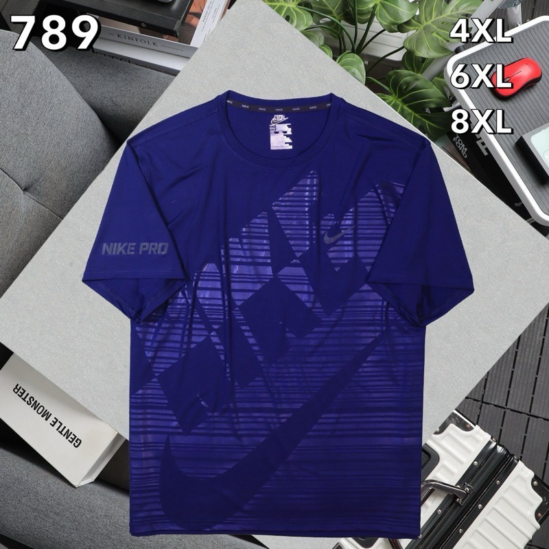 เสื้อกีฬาชาย ผ้าลื่นไม่ร้อน ไซส์ใหญ่ 4XL 6XL 8XL | Shopee Thailand