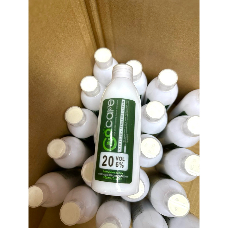 ไฮโดรเจน GoCare 6% สำหรับใช้คู่กับสีย้อมผม 100 ml | Shopee Thailand