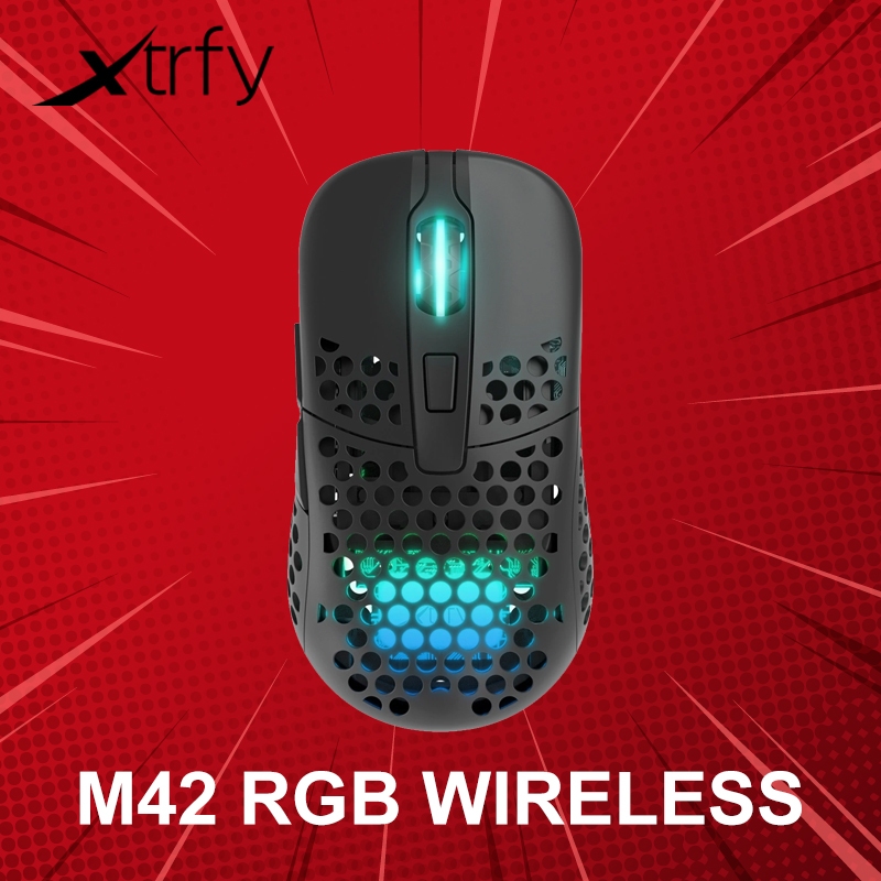 เมาส์เกมมิ่งไร้สาย Xtrfy M42 RGB Wireless ประกันศูนย์ 1 ปี | Shopee ...