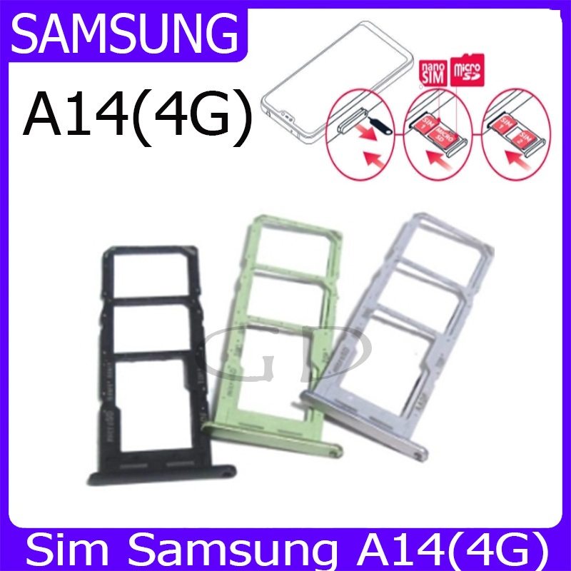 ถาดใส่ซิม Samsung A14(4G) ที่ใส่ซิม คุณภาพสูง ประสิทธิภาพสูง ...