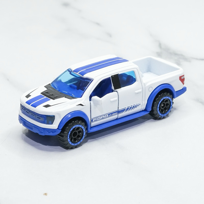 โมเดลรถเหล็ก มาจอเร็ตต์ Majorette Ford Ranger Raptor F150 สีขาว คาดน้ำ ...