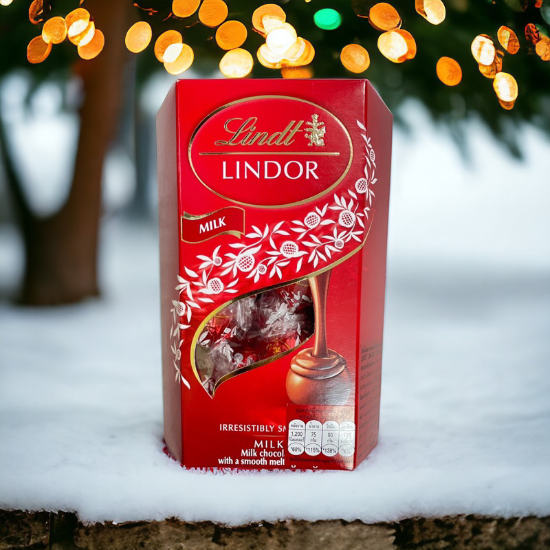Lindt lindor chocolate assorted / milk chocolate ขนาด75g.ลินด์ ...
