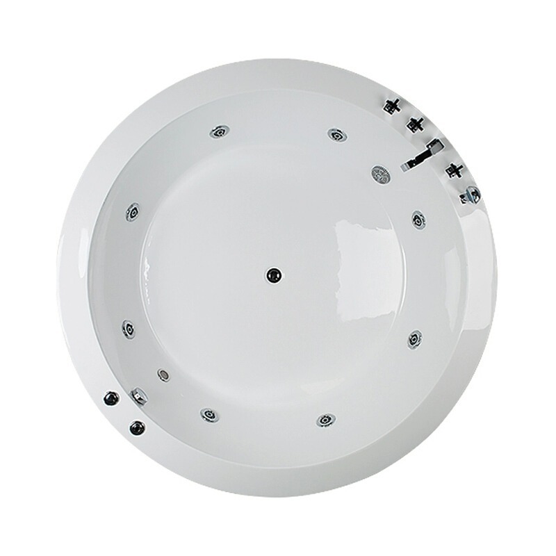 อ่างอาบน้ำ Built-in Circle Jacuzzi อ่างจากุซซี่ ทรงกลมสมัยใหม่ สวยหรู ...