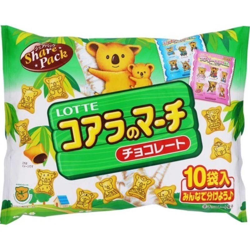Koala Mach Lotte ขนมปังหมีโคอาล่ามาร์ชสอดไส้ช็อกโกแลต หมดอายุ 07/2024 ...