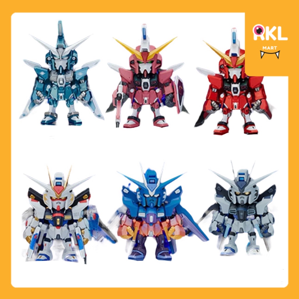 ☄️แยกตัว Qmsv-mini : Strike Freedom Gundam & Justice Gundam 👾 | Shopee ...