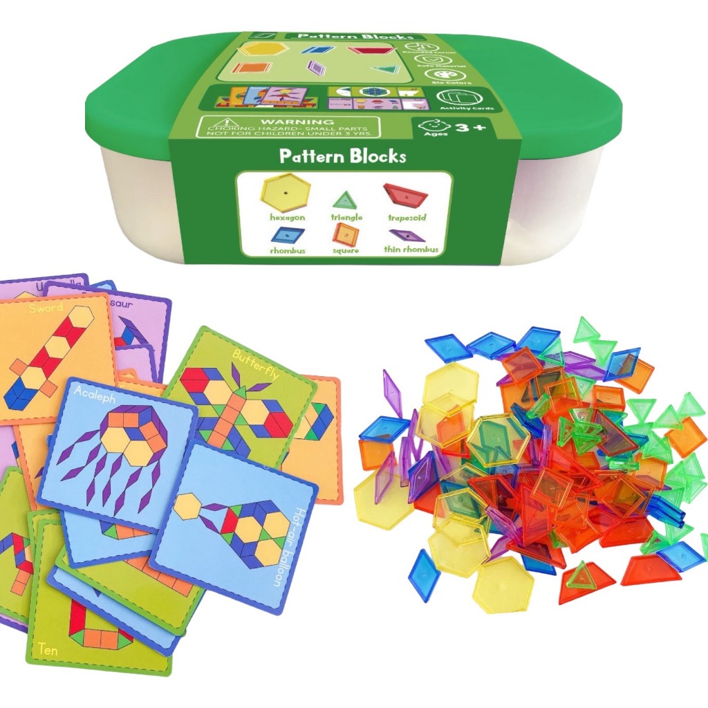 Pattern Logic ฝึกทักษะการคิดตามแนวสาธิต(กล่องฝาเขียว) | Shopee Thailand