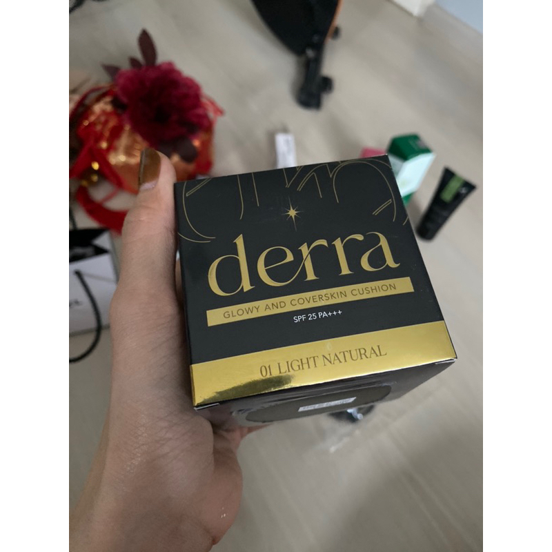 Derra คุชชั่น เบอร์ 01 คนเป็นสิวก็ใช้ได้ ราคาดีที่สุด Expire 2025 ...
