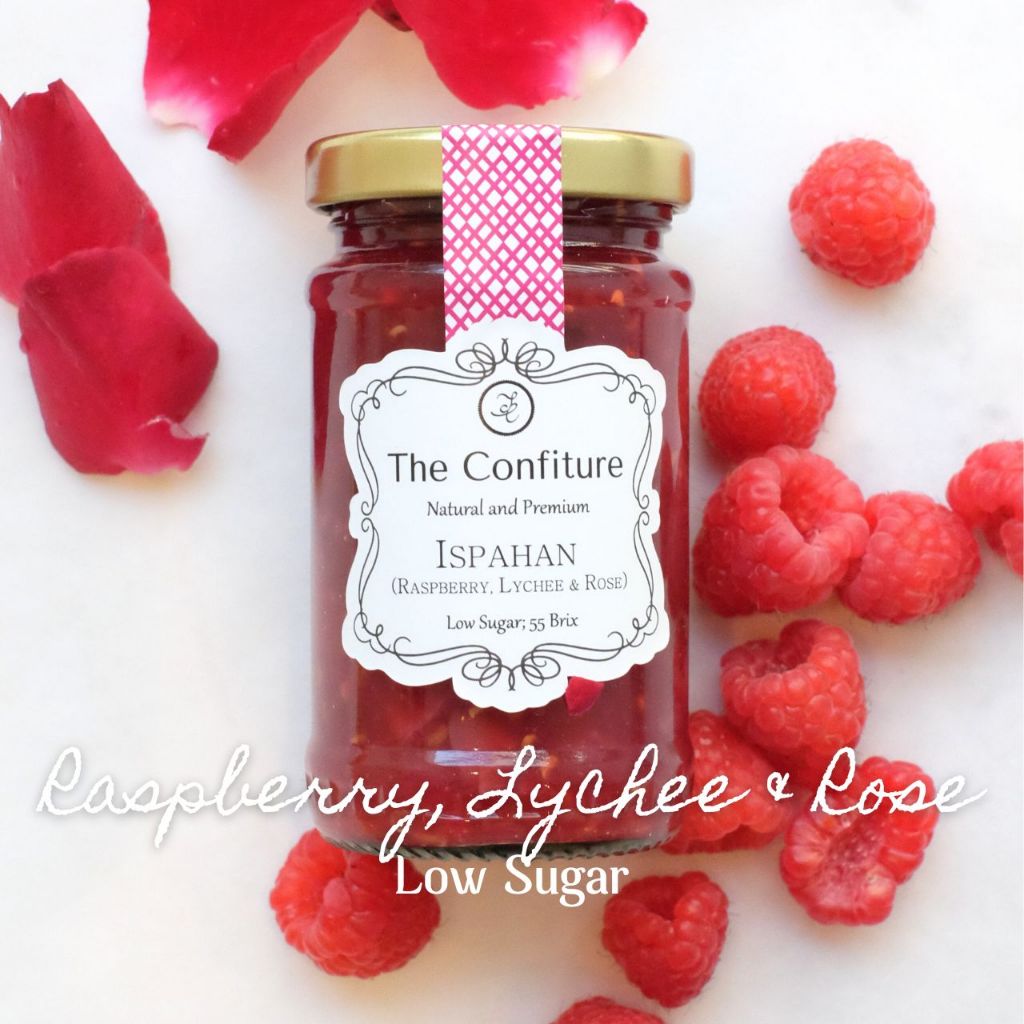 แยมราสเบอร์รี่ผสมลิ้นจี่และกุหลาบ Ispahan (Raspberry, Lychee & Rose ...