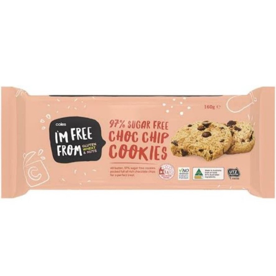 coles I'm from gluten wheat & nut คุกกี้ปราศจากกลูเตน ข้าวสาลีและถั่ว ...