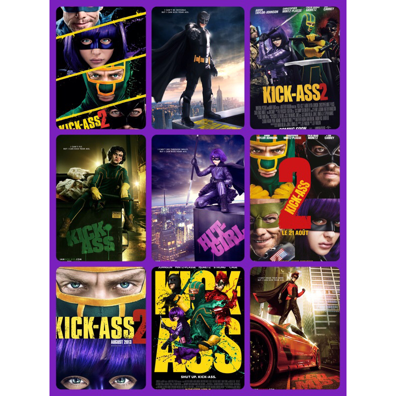 โปสเตอร์หนัง Kick Ass 1 2 ขนาด 11 5 X 16 5 นิ้ว A3 Shopee Thailand