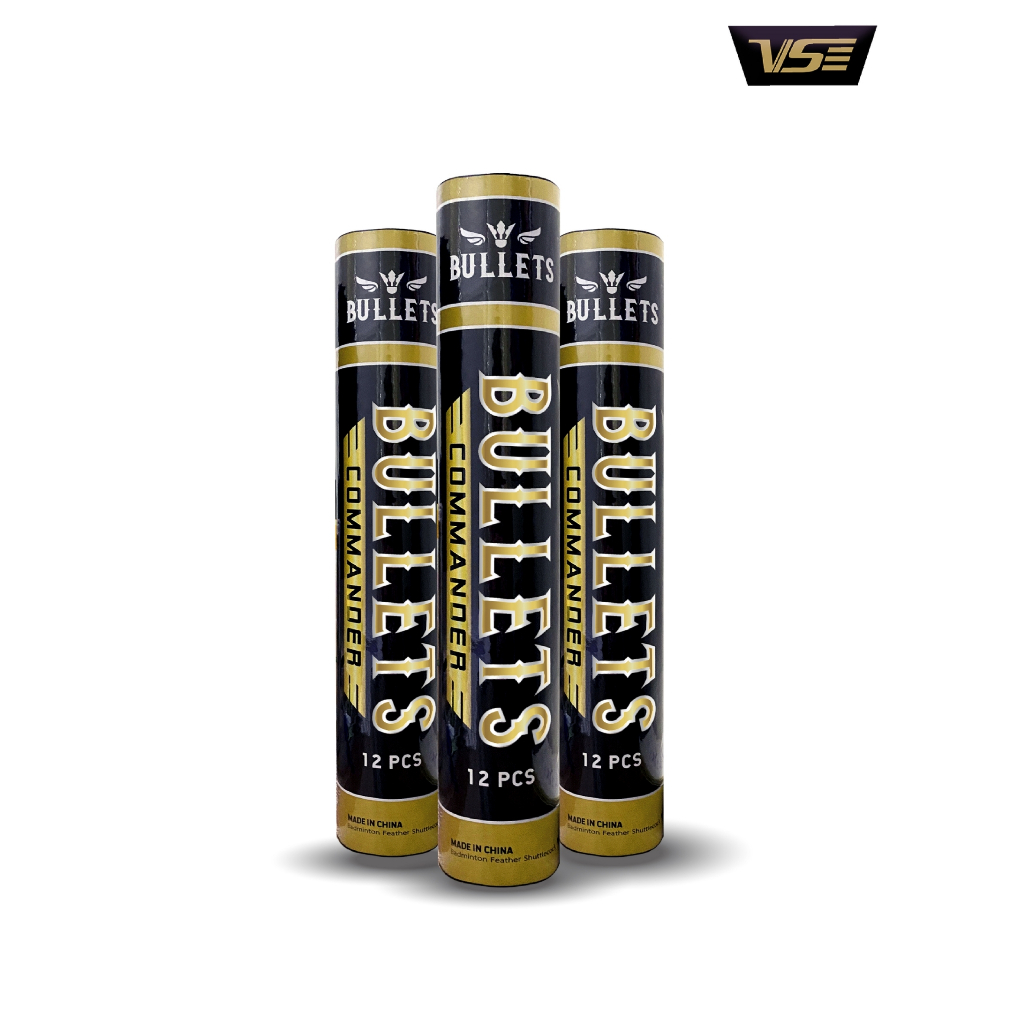 ลูกแบดมินตัน ลูกขนไก่ BULLETS COMMANDER SPEED 75/76 | Shopee Thailand