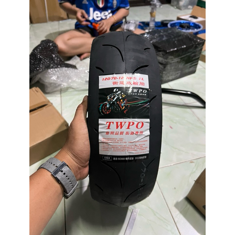 ยาง Twpo มอเตอร์ไซต์ เเละ มอเตอร์ไซตืไฟฟ้า ขอบ 12“ | Shopee Thailand
