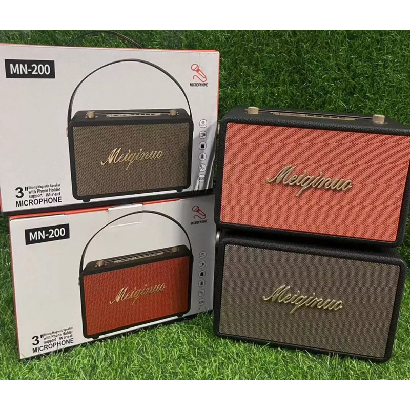 MN-200 ลำโพงบลูทูธเบสหนักพกพาได้สะดวก เสียงดี | Shopee Thailand