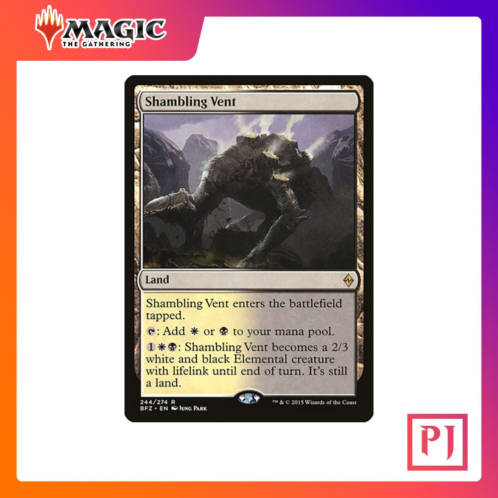 [MTG] Shambling Vent [BFZ] [LAND] [RARE] [NORMAL] [ENG] (การ์ดเมจิค ...