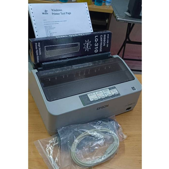 Printer Epson LQ-310 มือสอง **อุปกรณ์ครบ พร้อมใช้งาน** | Shopee Thailand