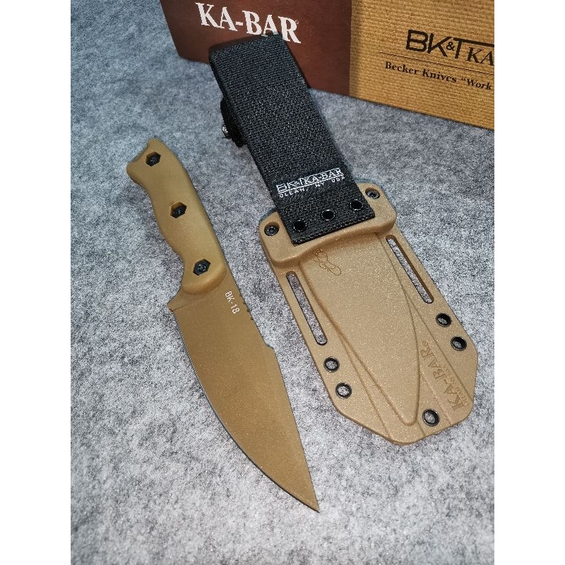 อุปกรณ์ ตั้งแคมป์ เดินป่า[KA-BAR BK18] KA-BAR Becker Harpoon อเมริกัน ...