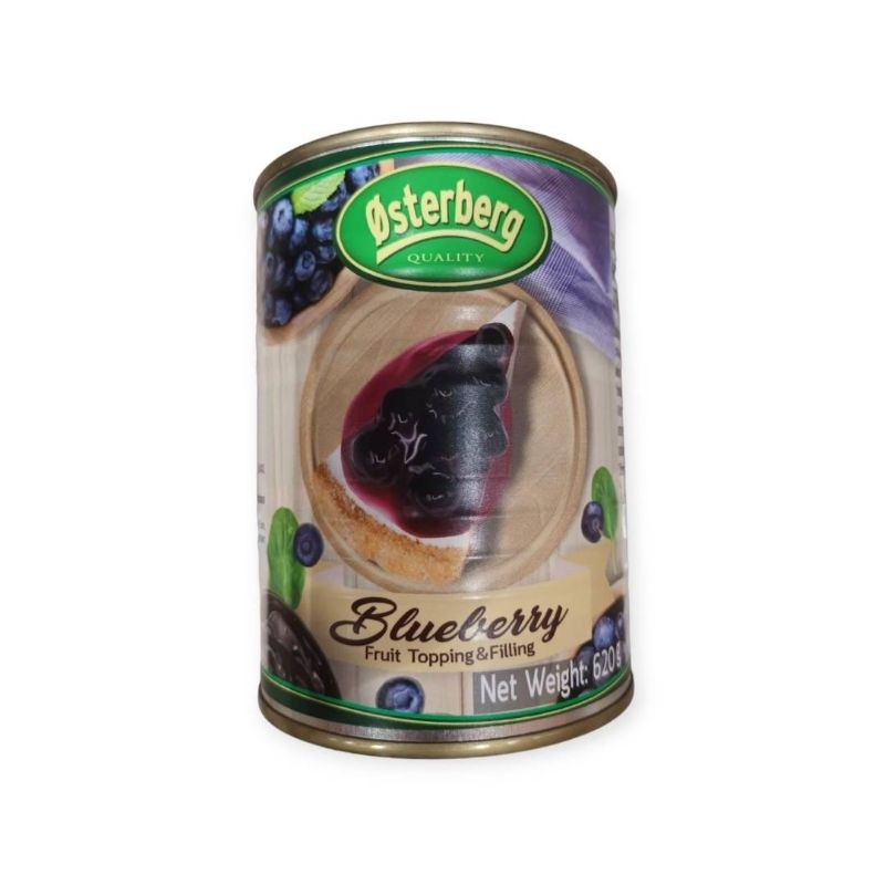 Osterberg Blueberry Fruit Topping Filling บลูเบอร์รี่ฟรุต ท๊อปปิ้ง ออสเตอร์เบิร์ก 620 กรัม ...
