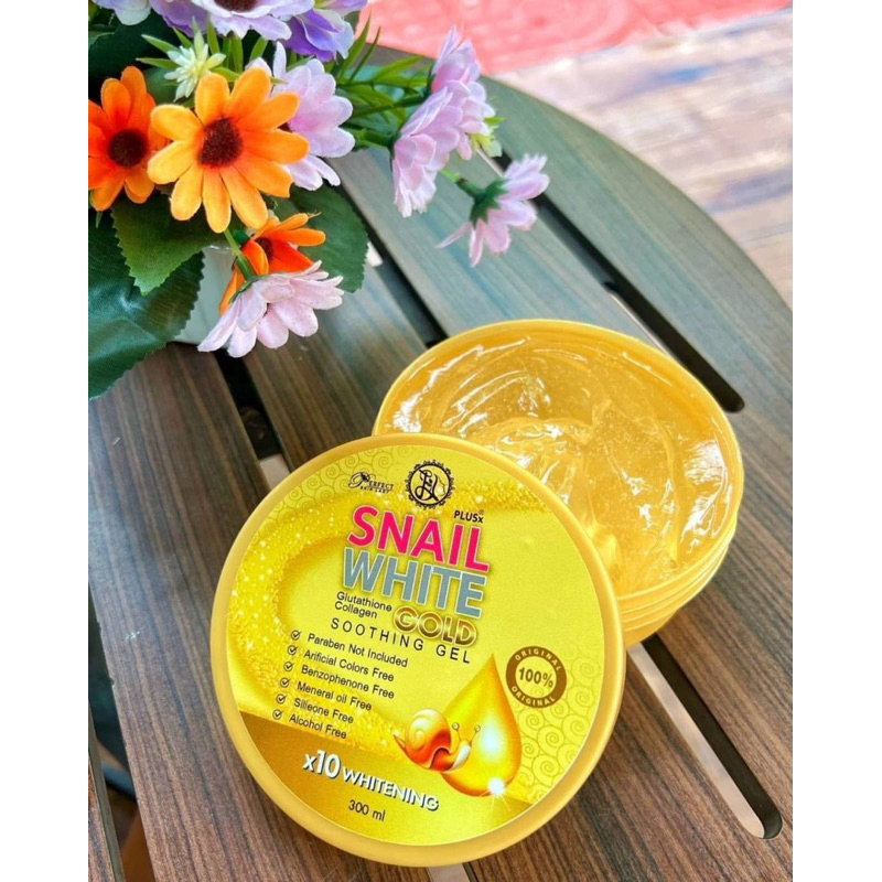 Perfect Skin Lady Snail White Gold Soothing Gel 300ml. | Shopee Thailand
