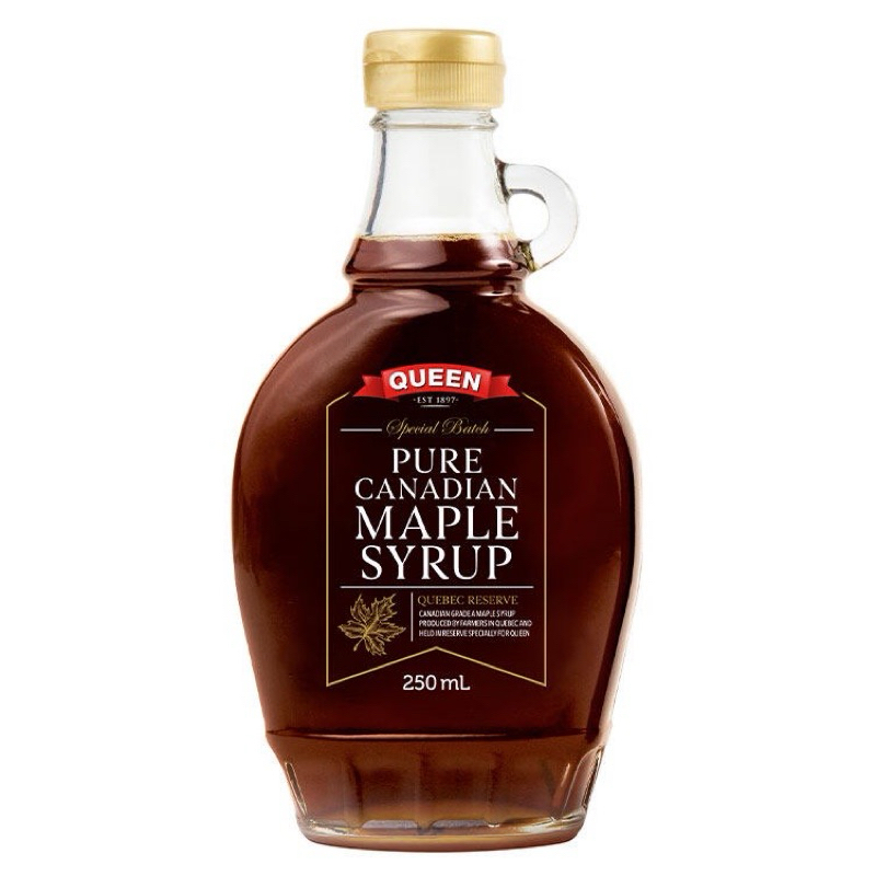 เมเปิ้ลไซรัป เกรดพรีเมี่ยม QUEEN 100% PURE MAPLE SYRUP 250ML | Shopee ...