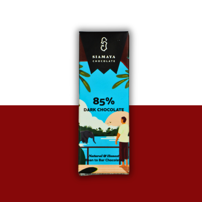 Dark Chocolate 85% 20g. ดาร์กช็อกโกเเลต 85% 20 กรัม Siamaya Chocolate | Shopee Thailand