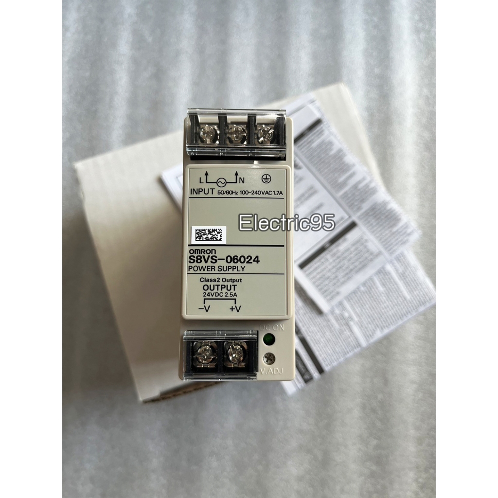 Power Supply S8VS-06024 24Vdc 60W 2.5A ยี่ห้อ Omron | Shopee Thailand