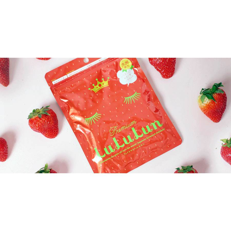 LULULUN Face Mask Amaou Strawberry Fukuoka 7 Days | Shopee Thailand