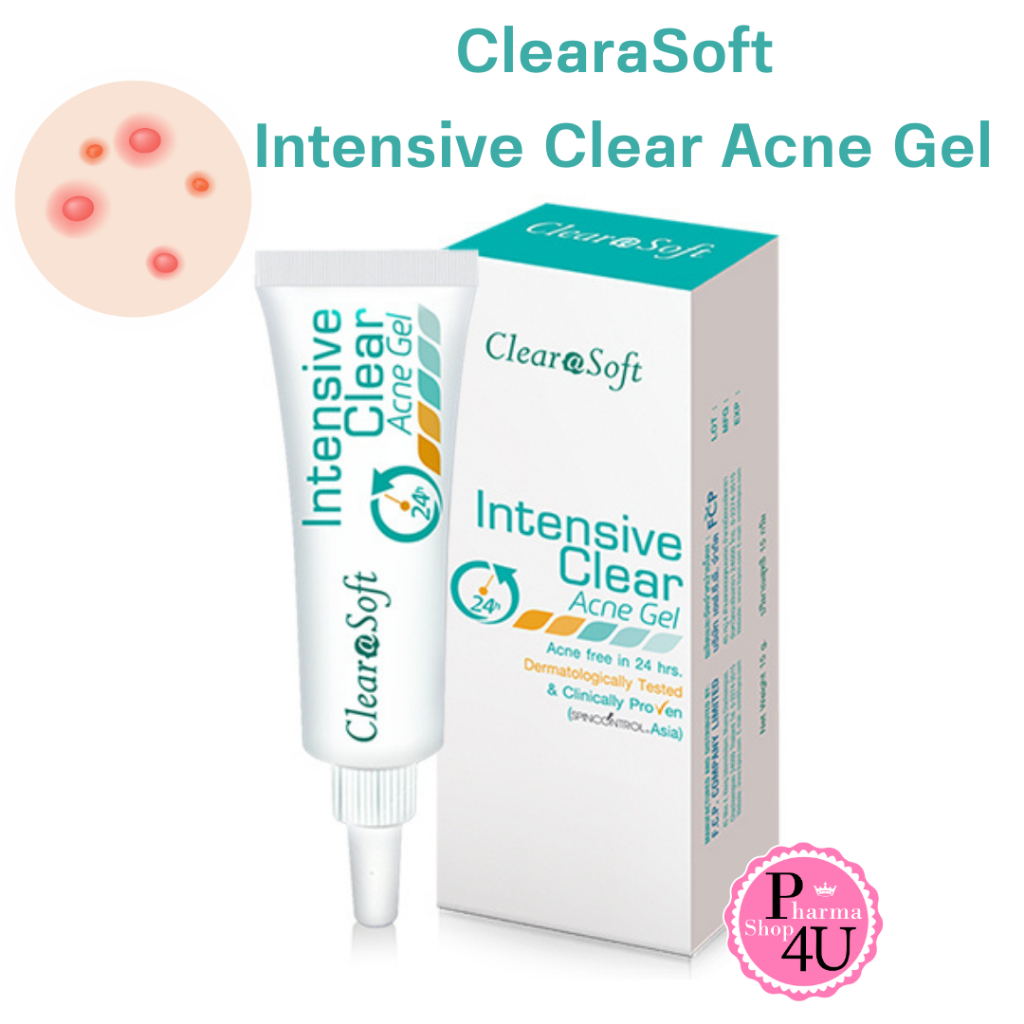 Exxe ClearaSoft Intensive Clear Acne Gel 15G เจลแต้มสิว Nutri master ...