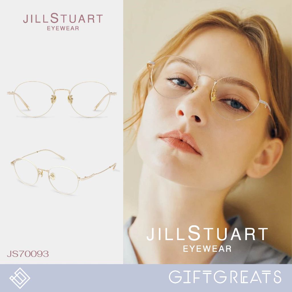 JILL STUART -JS70093 กรอบพร้อมเลนส์กรองแสงสีฟ้า กรอบแว่นไทเทเนี่ยม ...