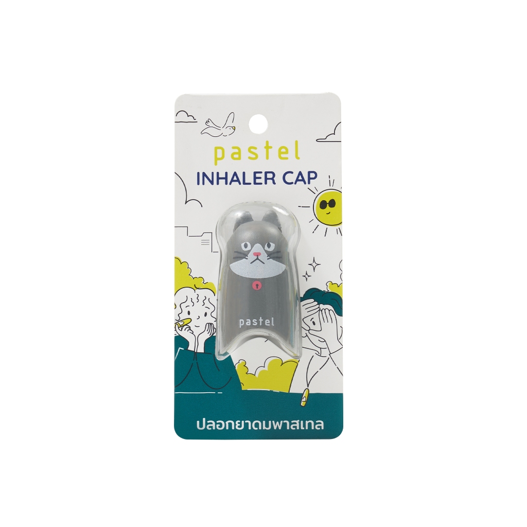 PASTEL INHALER CAP PET SERIES - BLACK CAT | Shopee Thailand